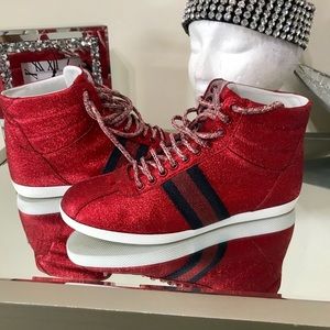 Gucci | Shoes | Gucci Glitter Sneakers | Poshmark